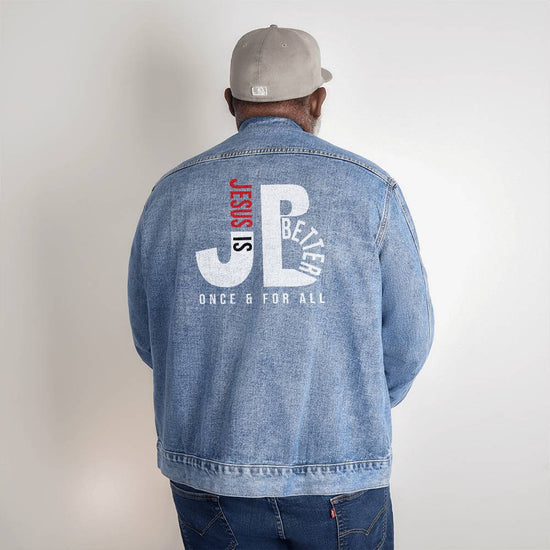 Jesus Is BETTER Men's Christian Denim Jacket – Fig & Lily Co.